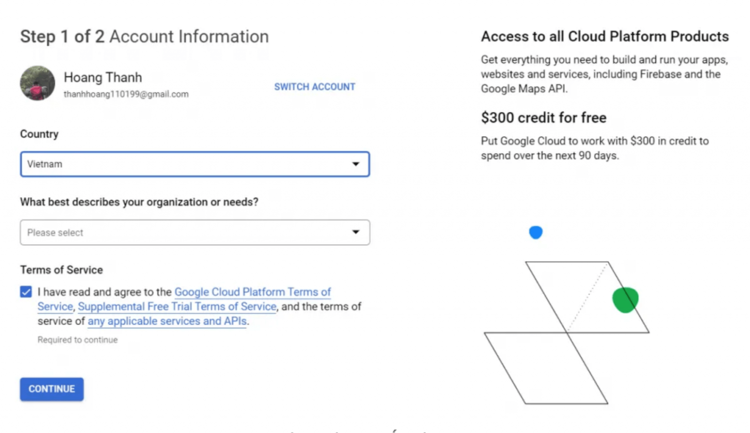 Cách đăng ký Google Cloud không cần visa - Gimasys